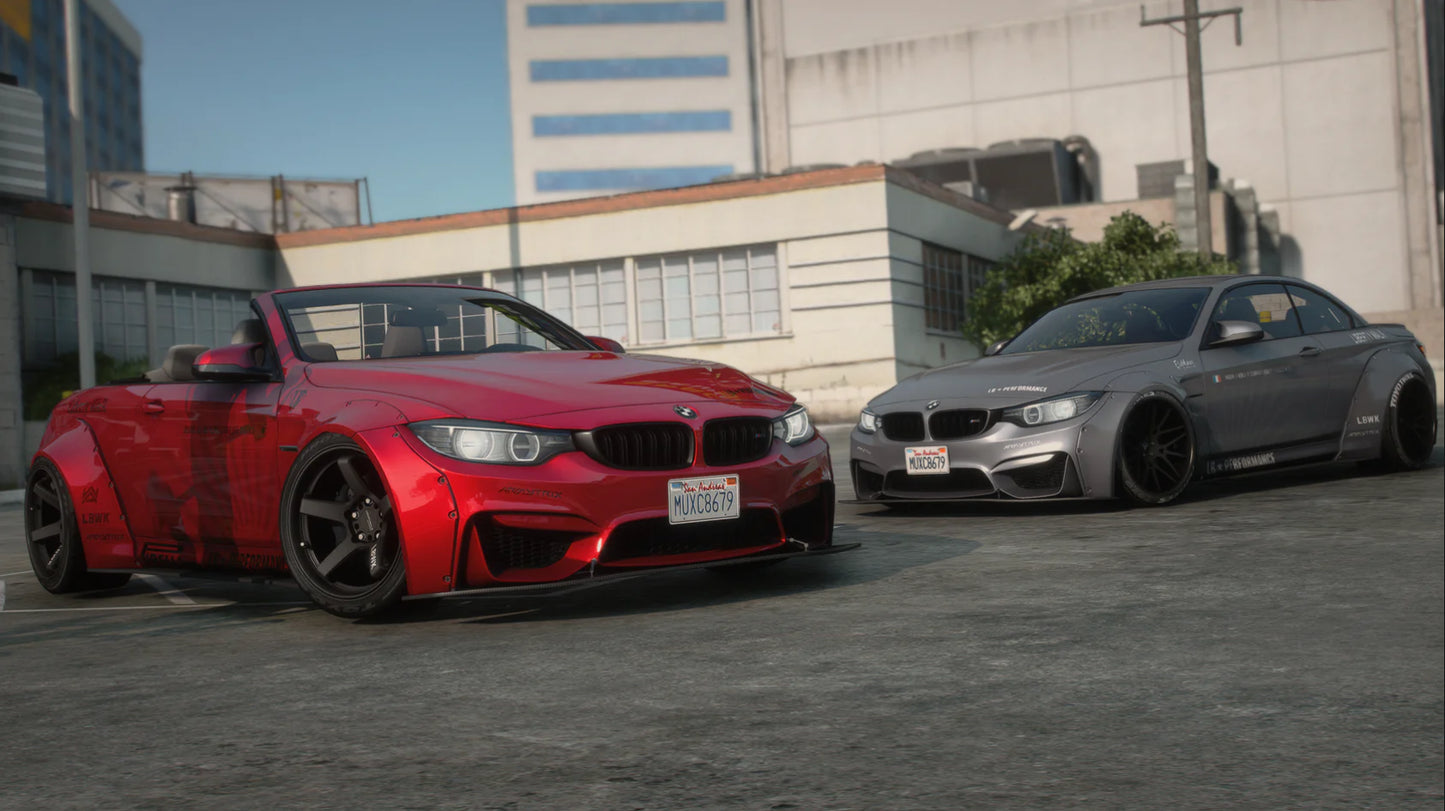 2014 BMW M4 F82 Convertible [Animation Roof] [190+ Tunings Part + 21 L