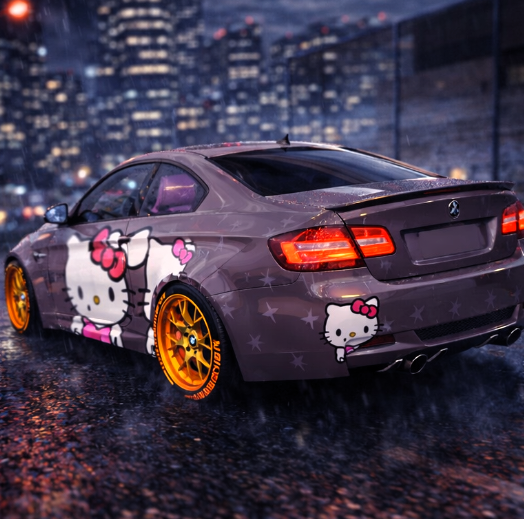 BMW M3 E92 Liberty Walk Hello Kitty | A3DNA Customs