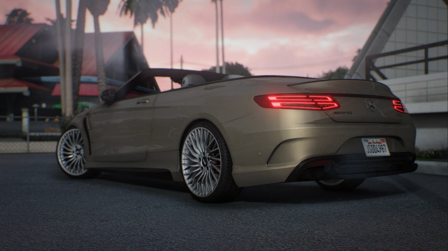 2020 Mercedes S63 AMG Convertible [Animation Roof] [75+ Tunings Part